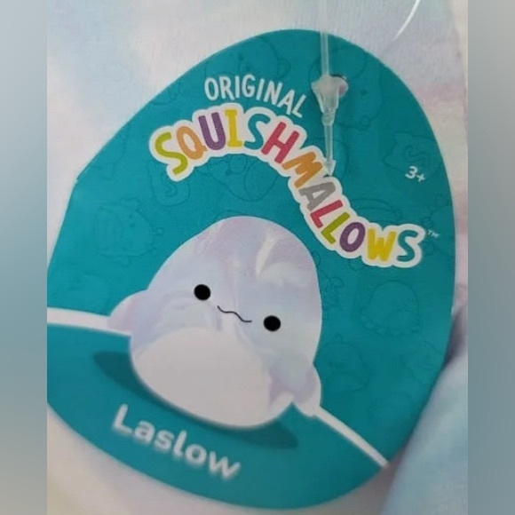 Squishmallows | Toys | Nwt 5 Laslow The Beluga Whale Squishmallow ...